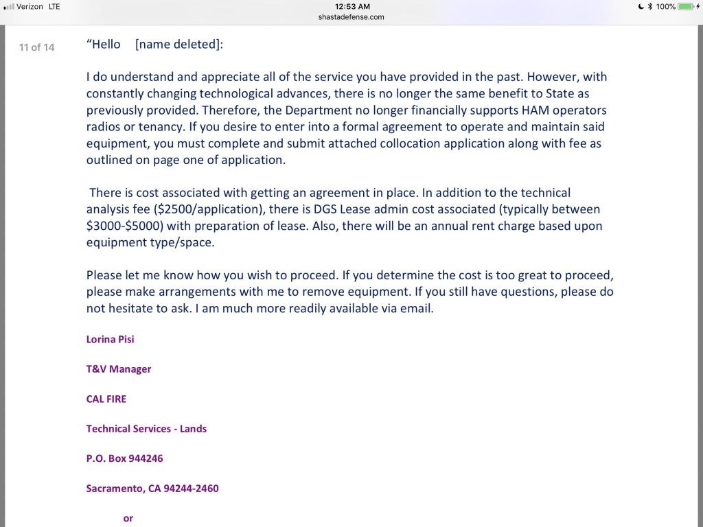 CAL-FIRE Severing Ties With Ham Radio Operators, Jeopardizing Millions ...