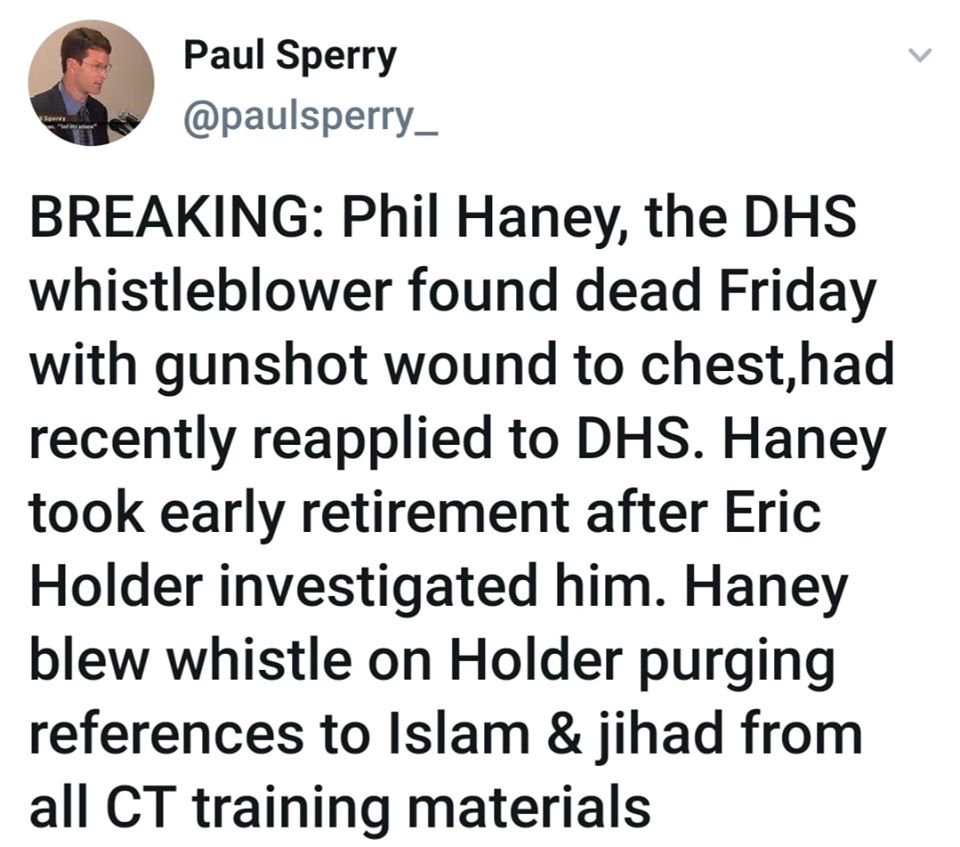 DHS Whistleblower Philip Haney, Dead in Amador County – California Globe