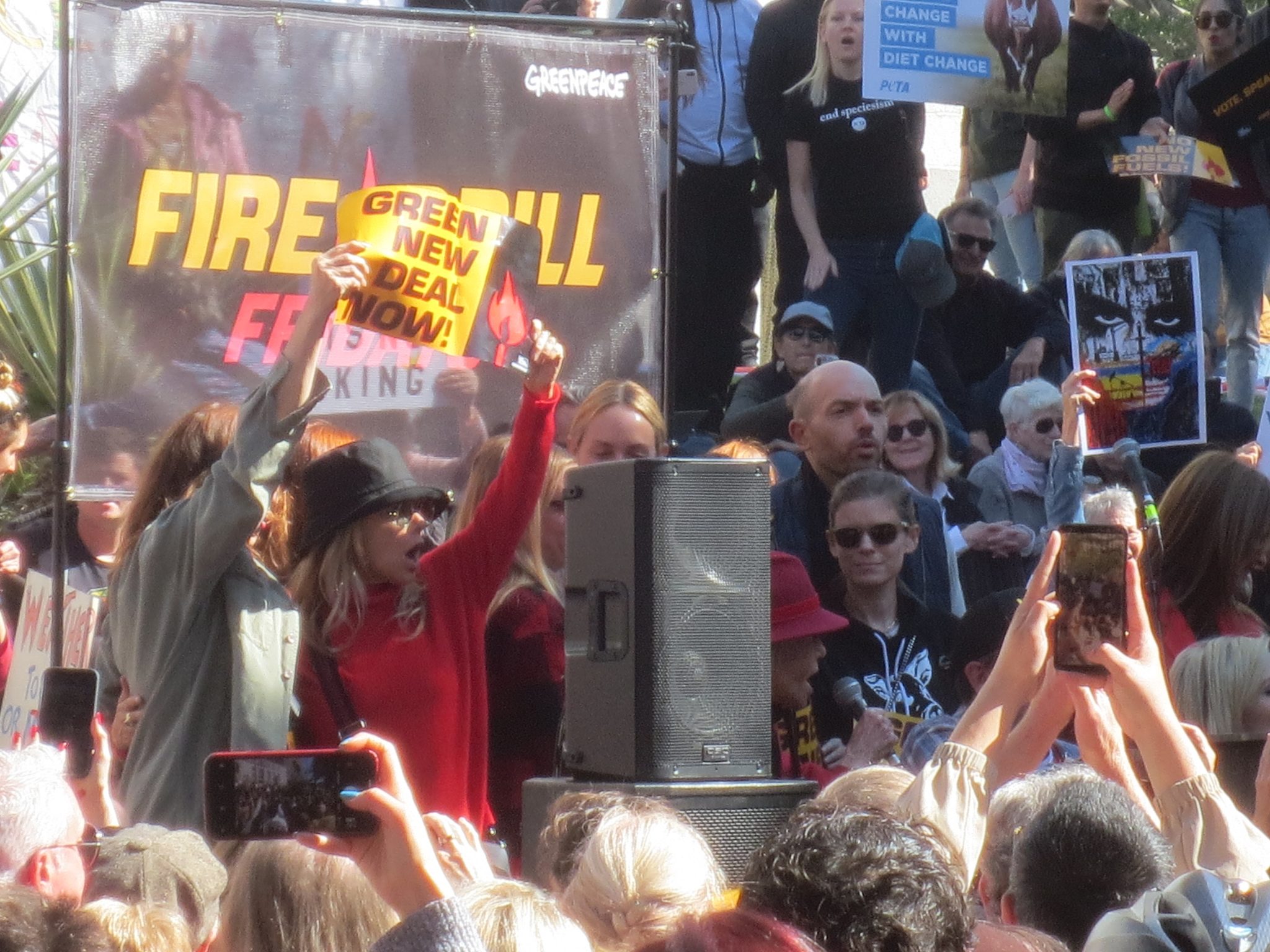 Jane Fonda Hosts First California ‘Fire Drill Fridays Rally’ at Los ...