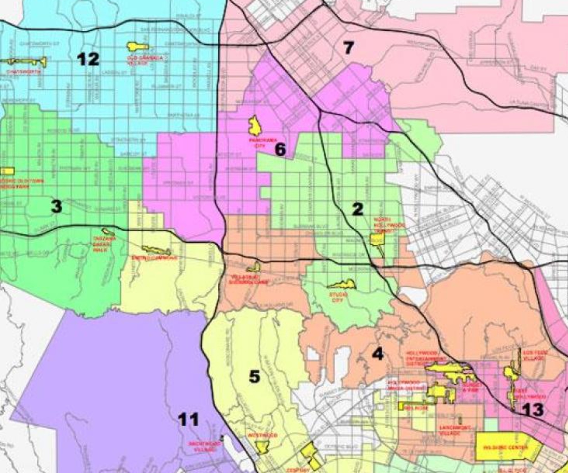 LA City Council Redistricting Commission Announces New District ...