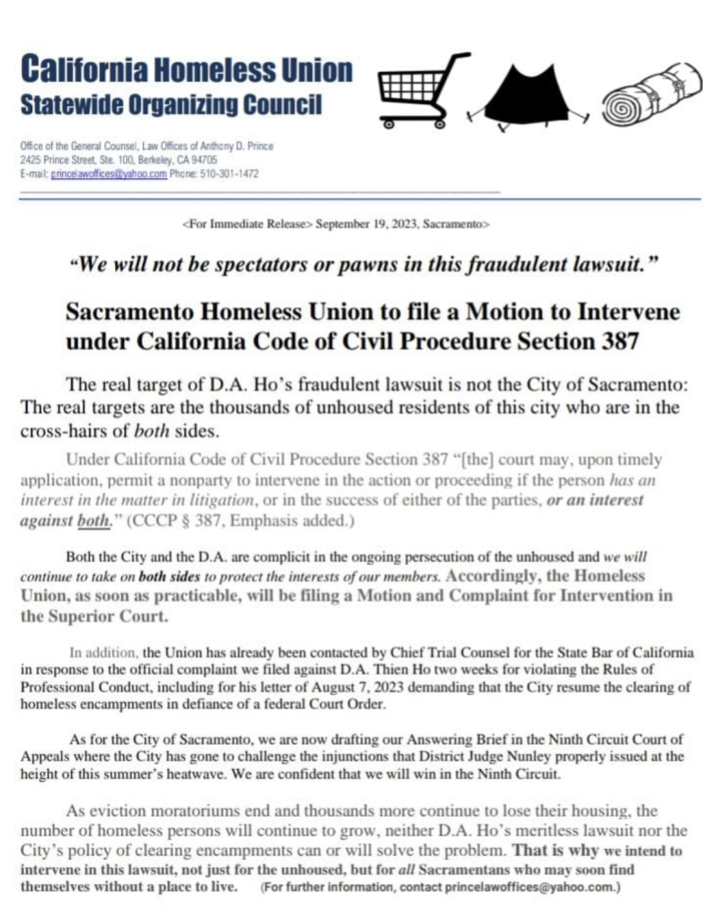Sacramento Homeless Crisis has Caused ‘Erosion of Every Day Life;’ City ...