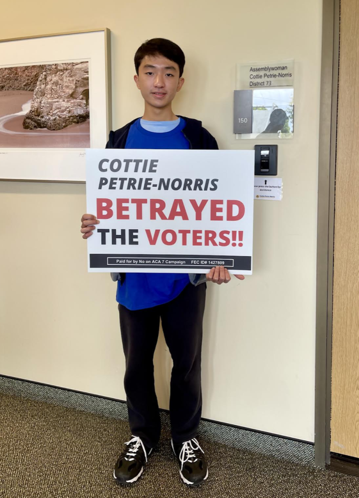 NO on ACA7 Group Protests Assemblywoman Cottie Petrie Norris’s Vote for ...