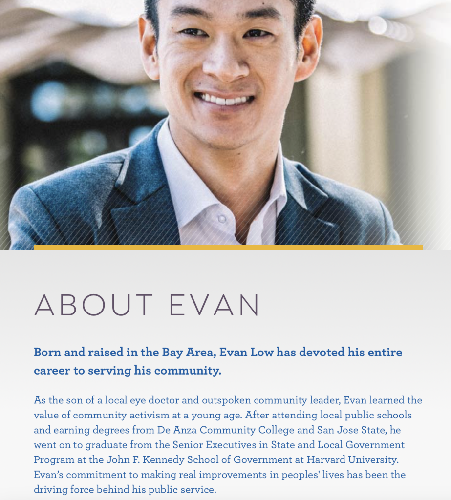 Congressional Candidate Evan Low’s Harvard Graduation Claims ...