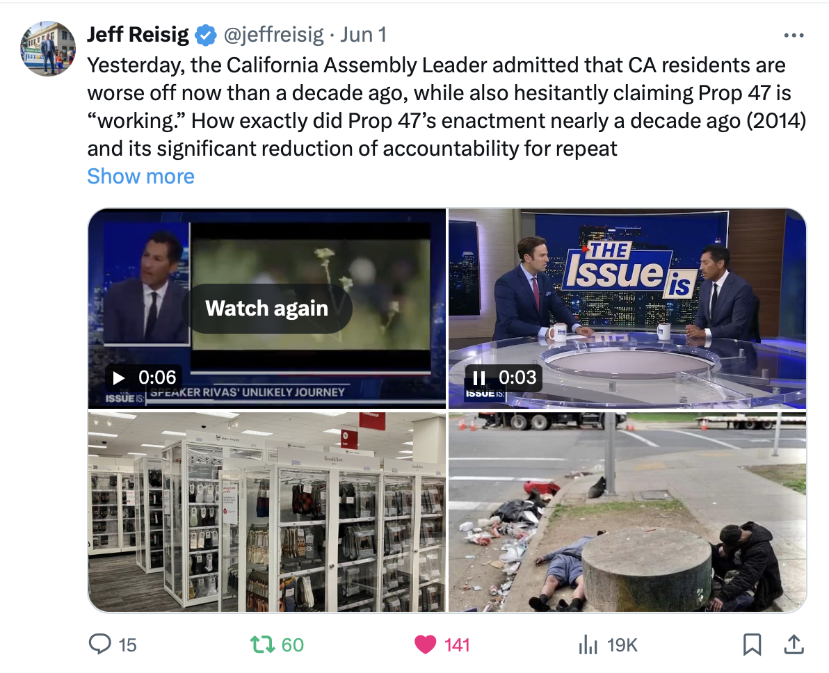 Democrat’s Poison Pills in Prop. 47 Retail Theft Legislation ...