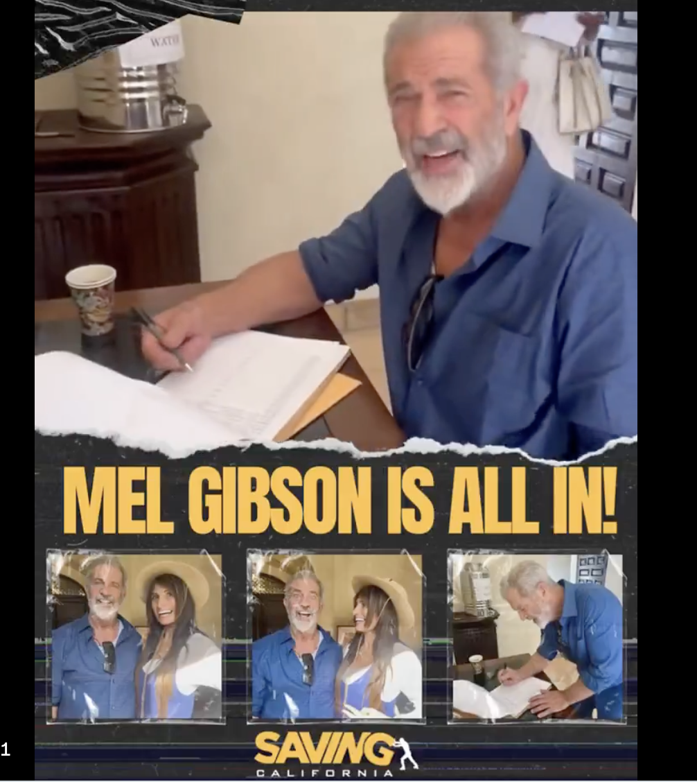 Saving California, Mel Gibson Condemn Newsom, Bass For Their Roles In ...