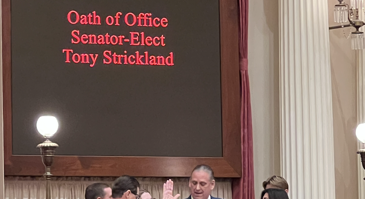 California Senator Tony Strickland Sworn in – Again – California Globe