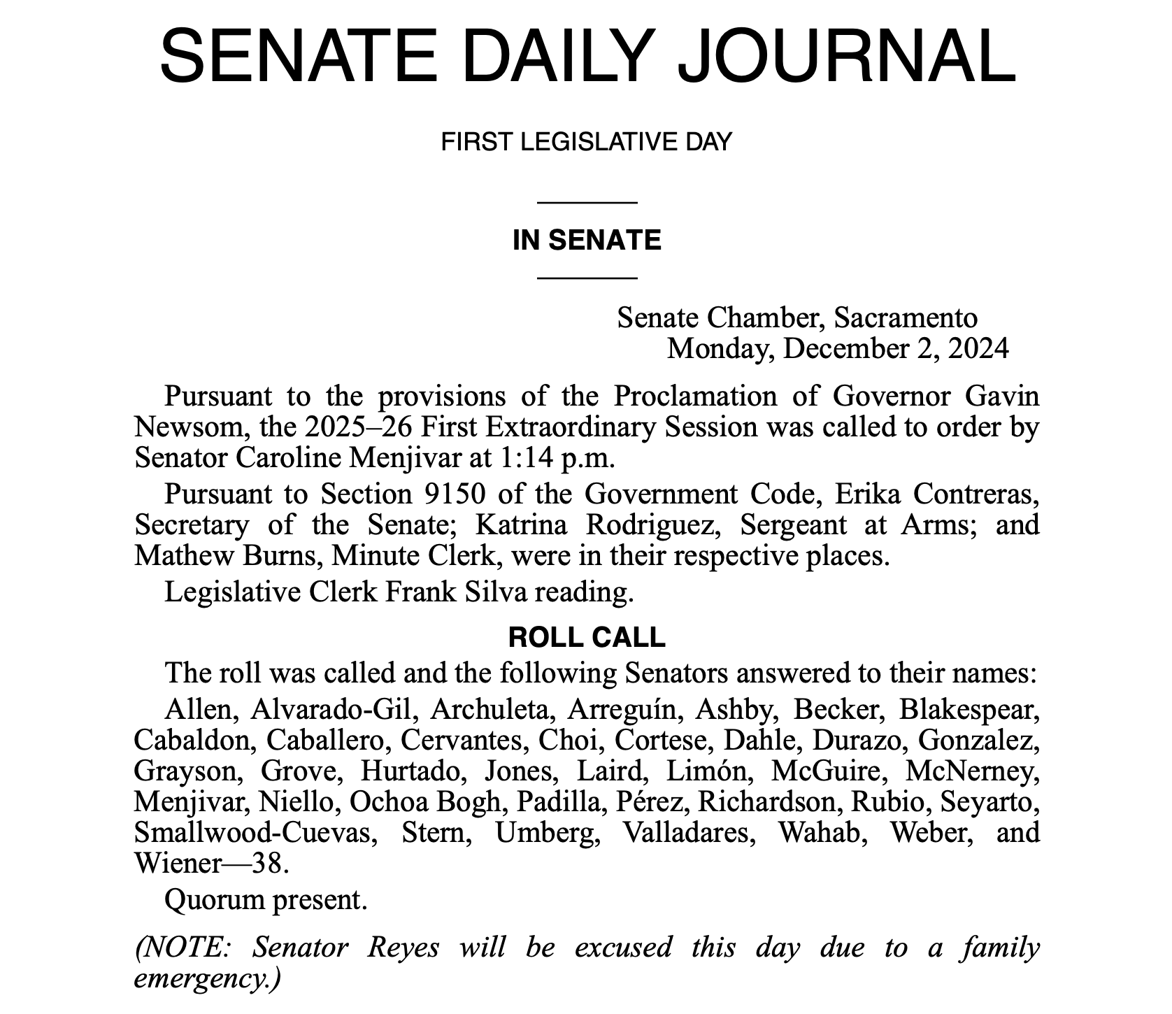 Is Senator Eloise Gomez Reyes Serving as an Elected State Senator or ...