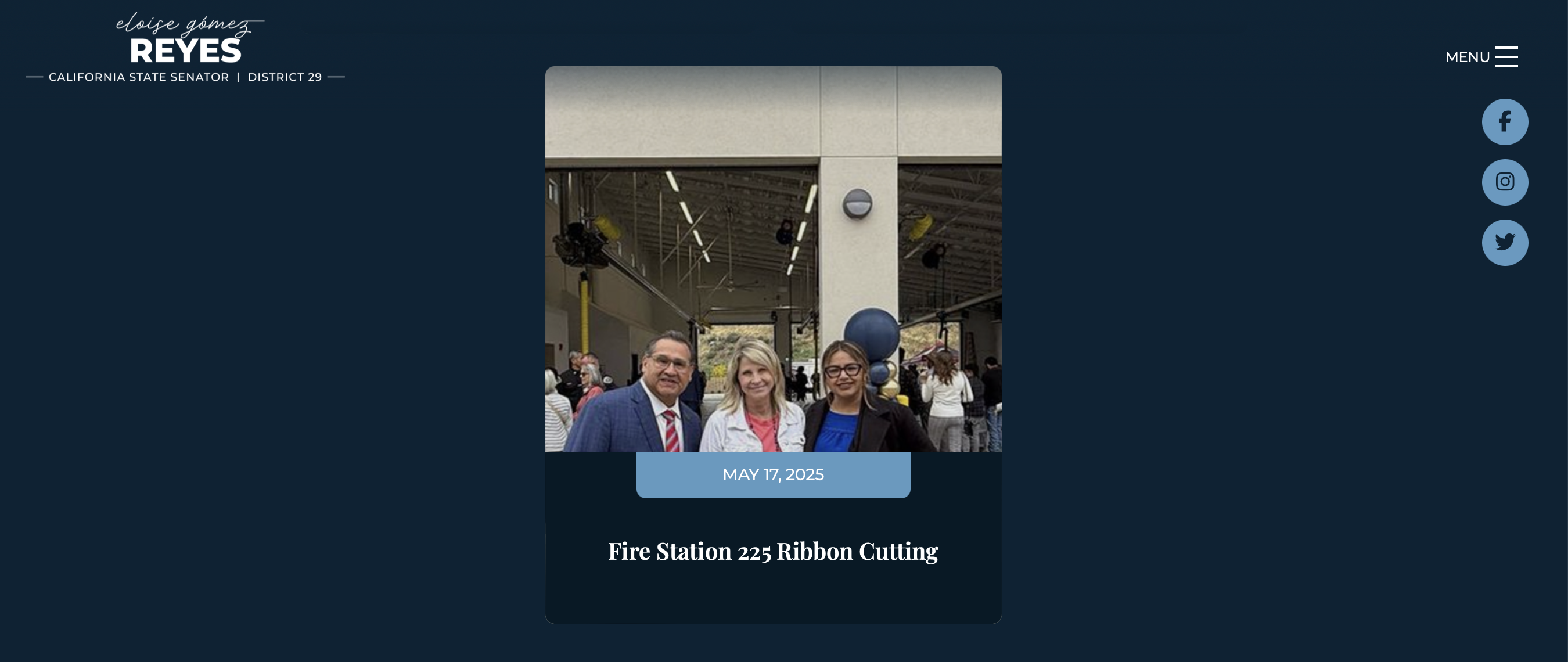 Is Senator Eloise Gomez Reyes Serving as an Elected State Senator or ...