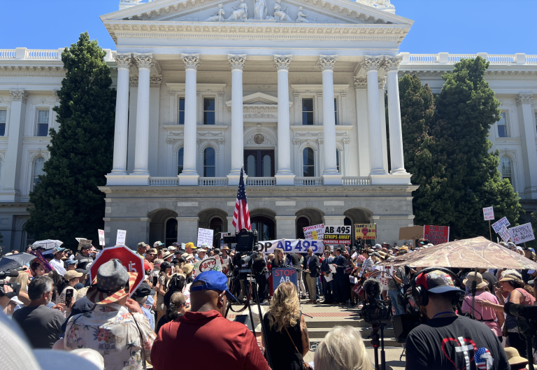 Thousands Rally at Capitol to Protect Parental Rights; Protest AB 495 ...